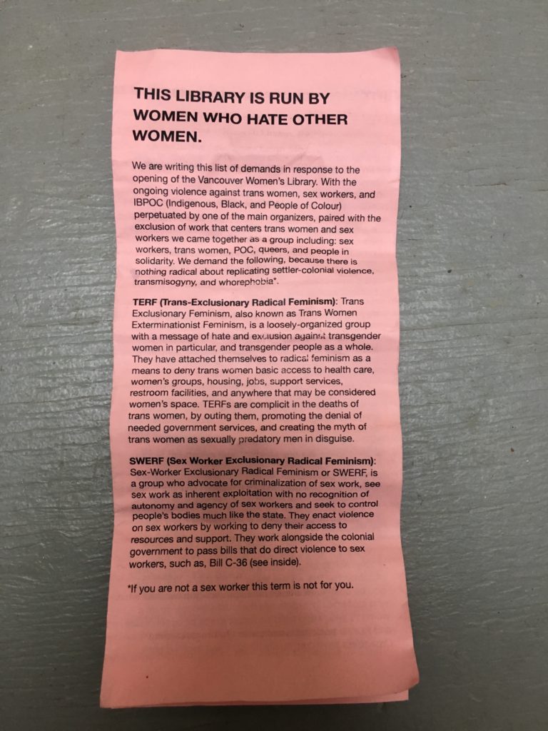 Vancouver Women's Library opens amid anti-feminist backlash
