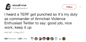 'TERF' isn't just a slur, it's hate speech