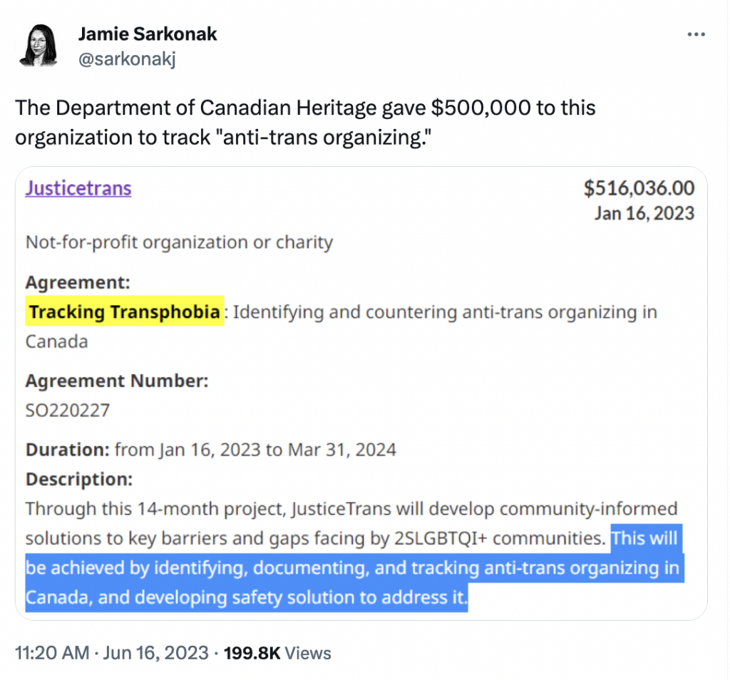 transjustice grant - Feminist Current